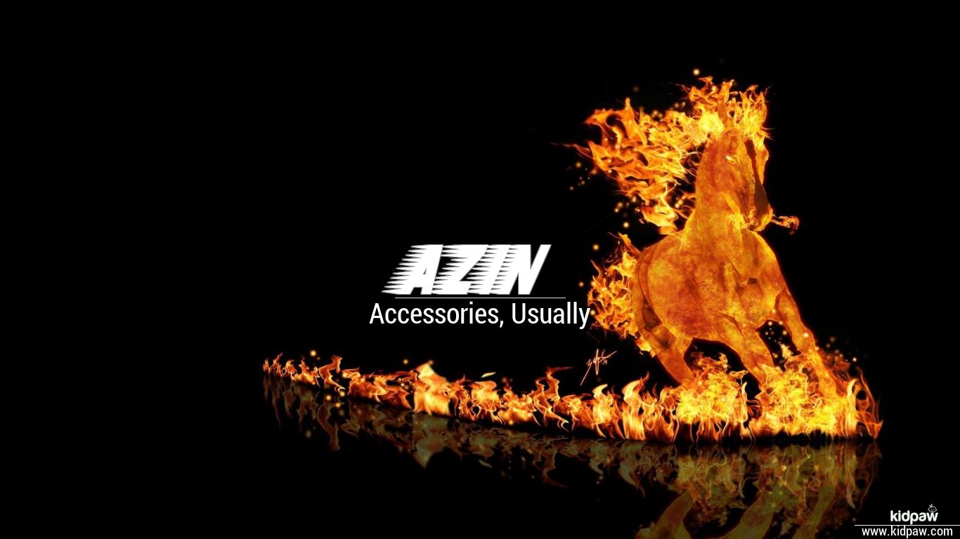 Azin 3D Name Wallpaper for Mobile, Write ازیں Name on Photo Online