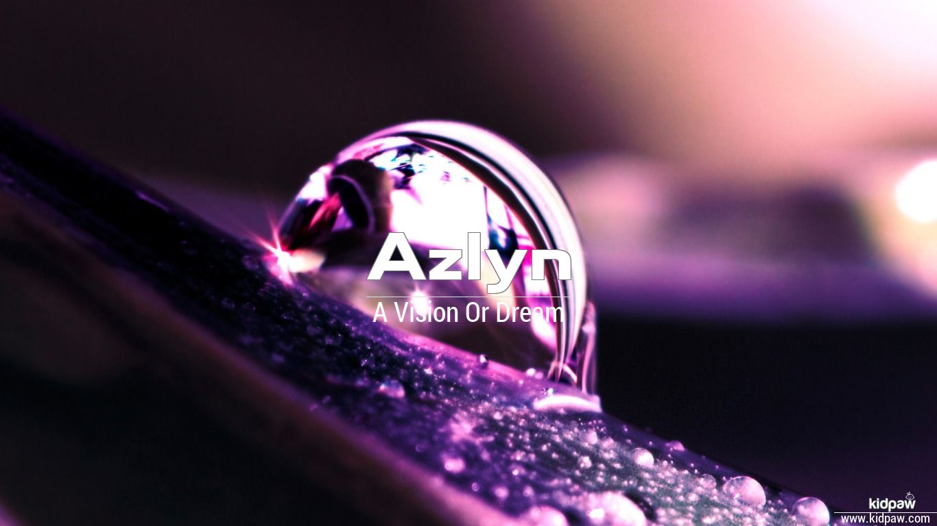 Azlyn 3D Name Wallpaper for Mobile, Write Name on Photo Online