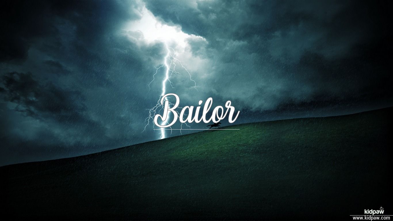 Bailor 3D Name Wallpaper for Mobile, Write Name on Photo Online
