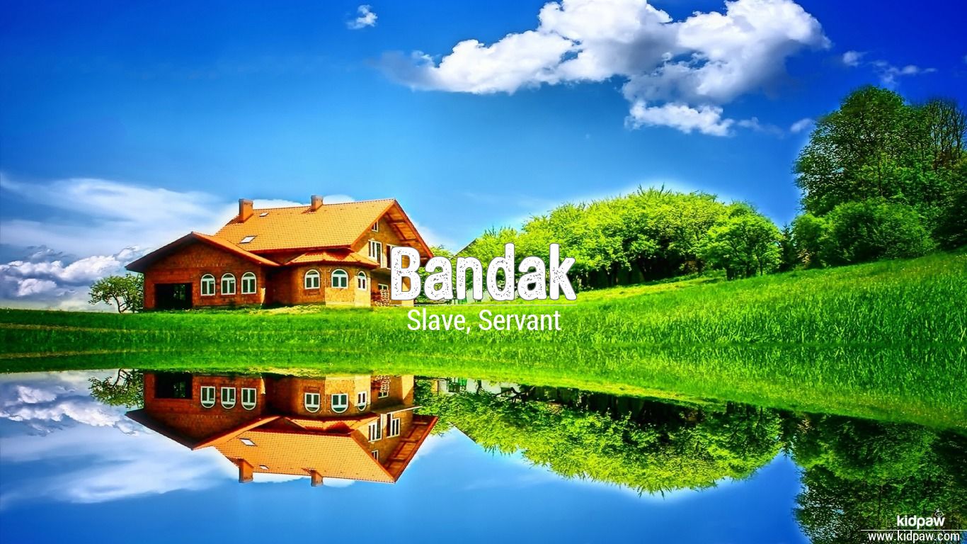Bandak 3D Name Wallpaper for Mobile, Write Name on Photo Online