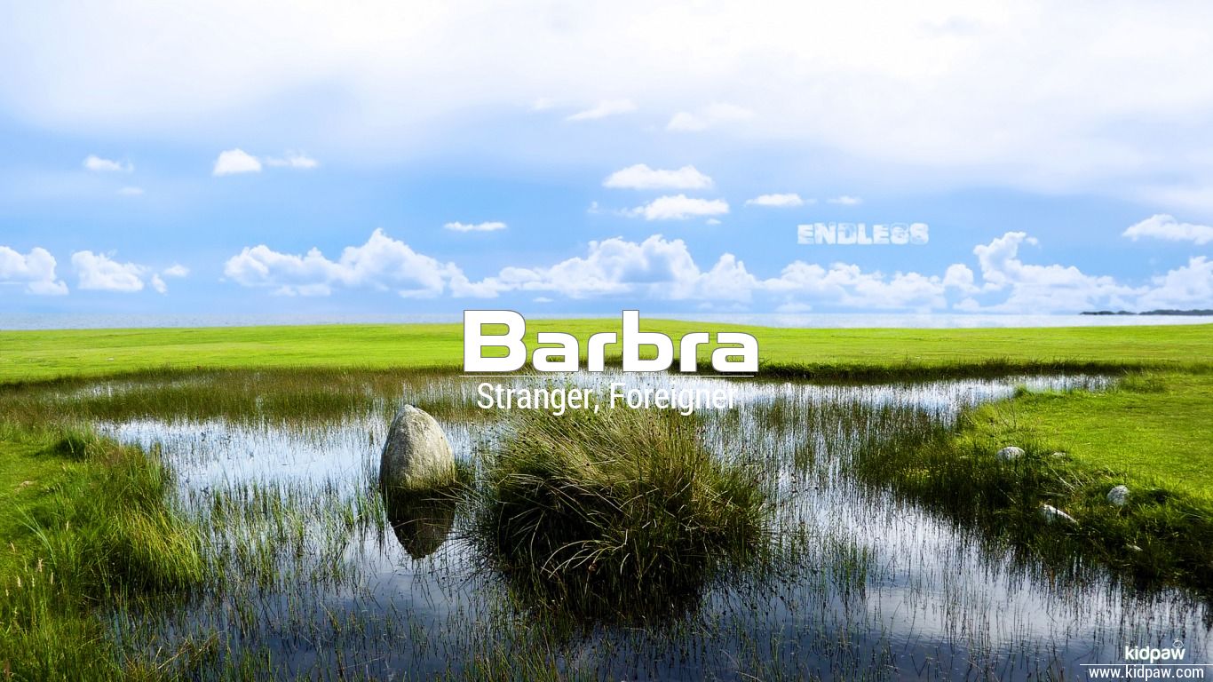 Barbra 3D Name Wallpaper for Mobile, Write Name on Photo Online