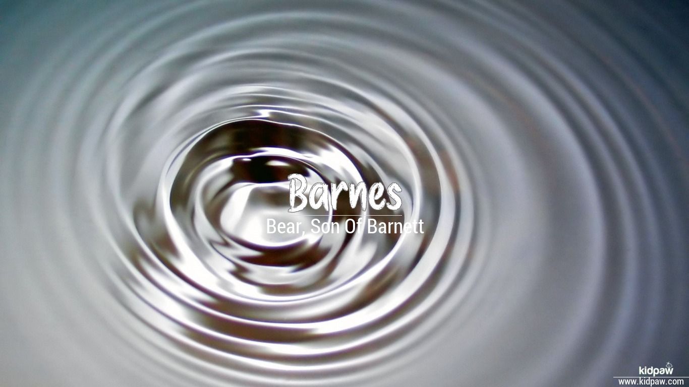 Barnes 3D Name Wallpaper for Mobile, Write Name on Photo Online
