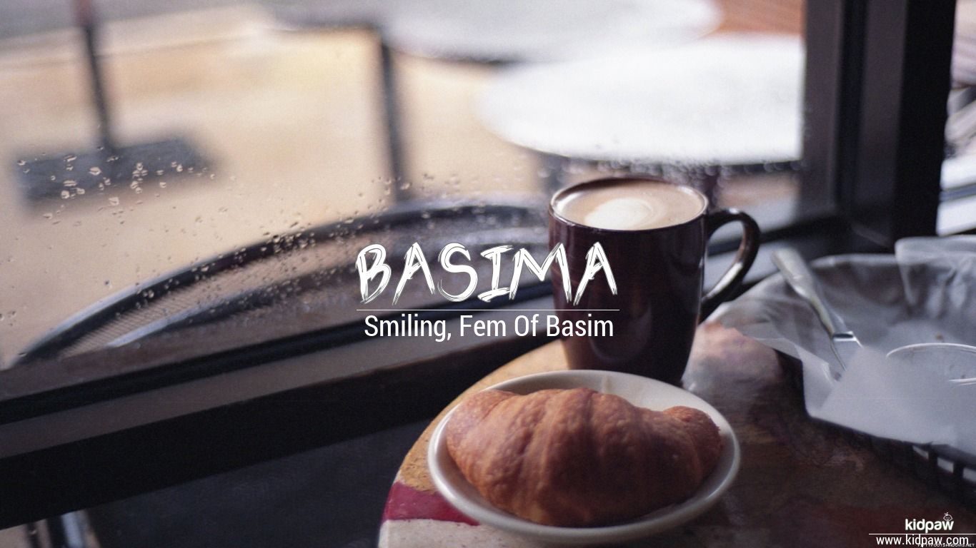 Basima 3D Name Wallpaper for Mobile, Write بسیمہ Name on Photo Online