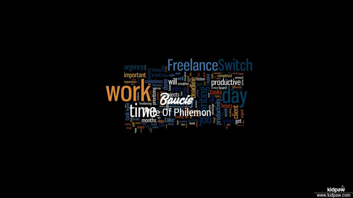 Baucis 3D Name Wallpaper for Mobile, Write Name on Photo Online