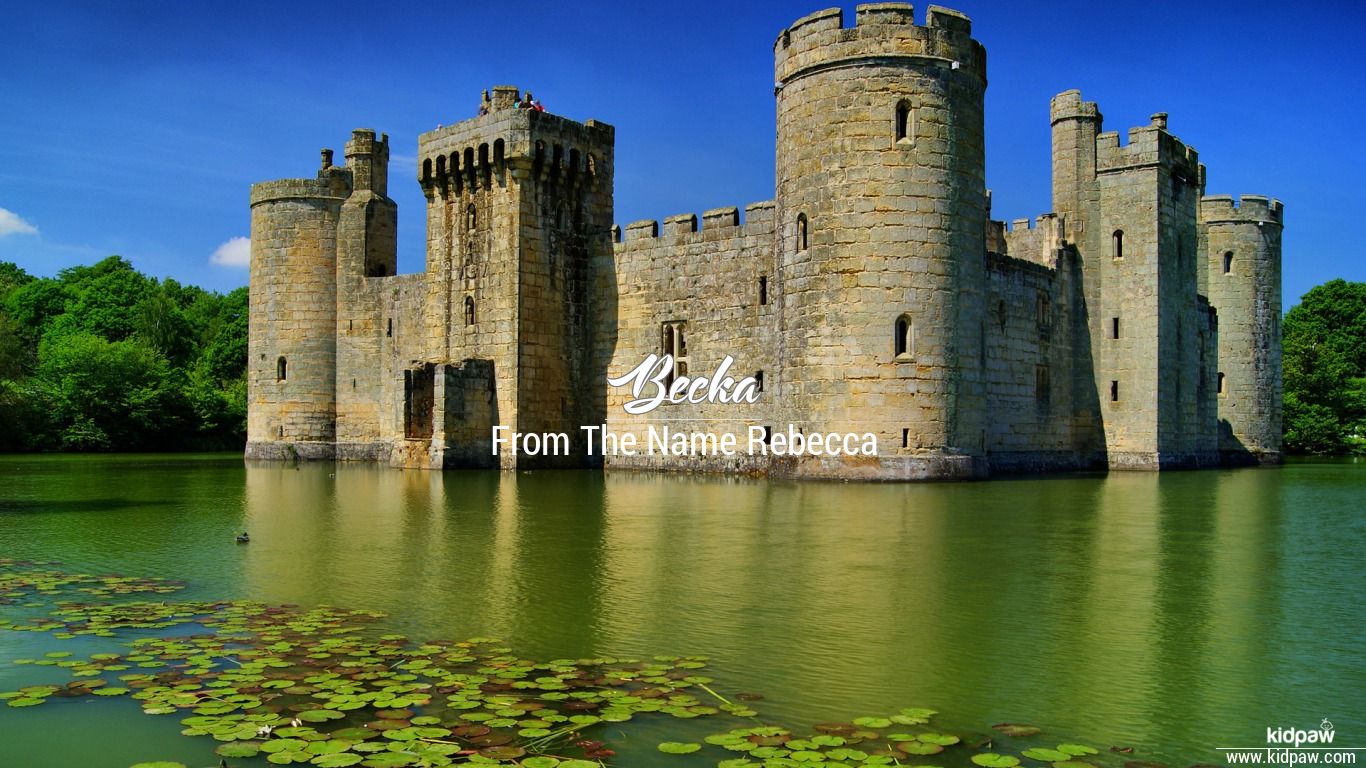 Becka 3D Name Wallpaper for Mobile, Write Name on Photo Online