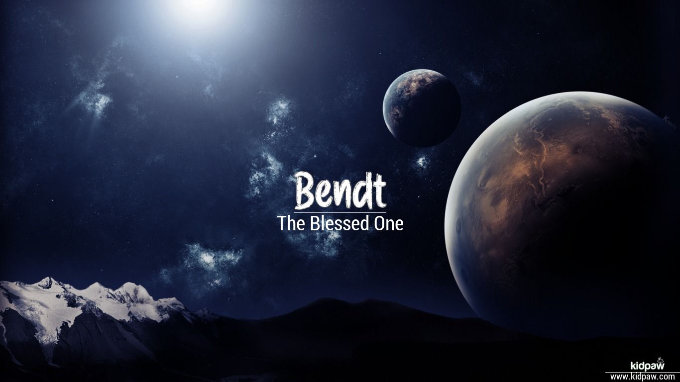 Bendt 3D Name Wallpaper for Mobile, Write Name on Photo Online