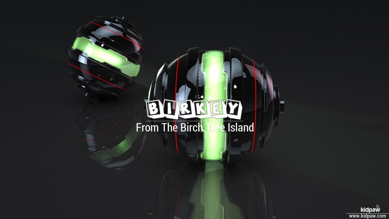 Birkey 3D Name Wallpaper for Mobile, Write Name on Photo Online