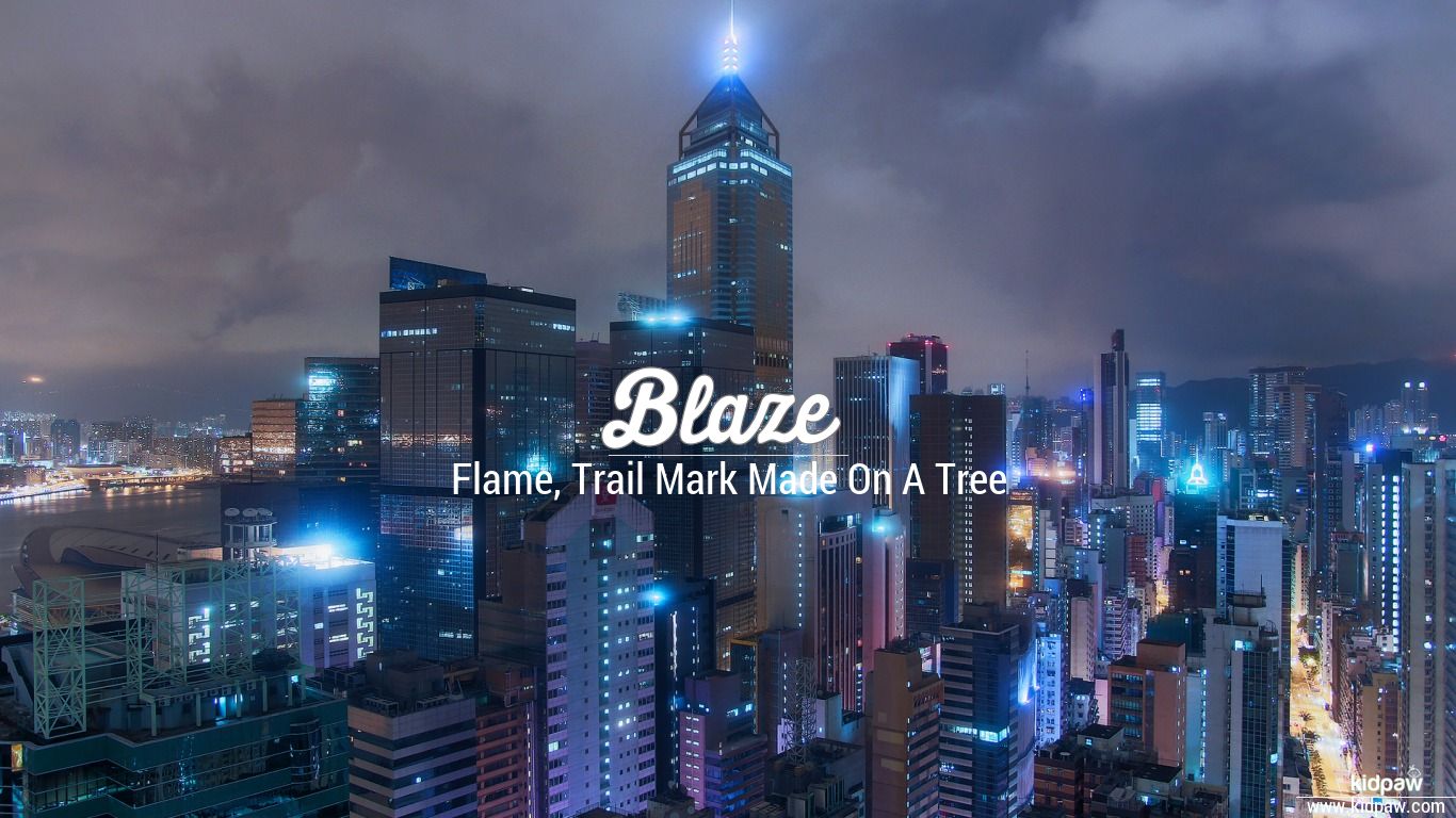 Blaze 3D Name Wallpaper for Mobile, Write Name on Photo Online