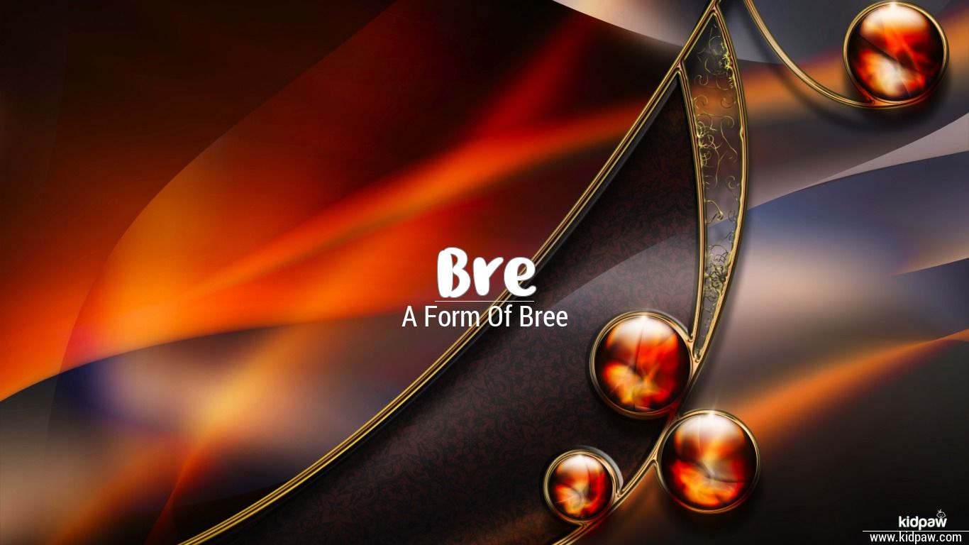 Bre 3D Name Wallpaper for Mobile, Write Name on Photo Online