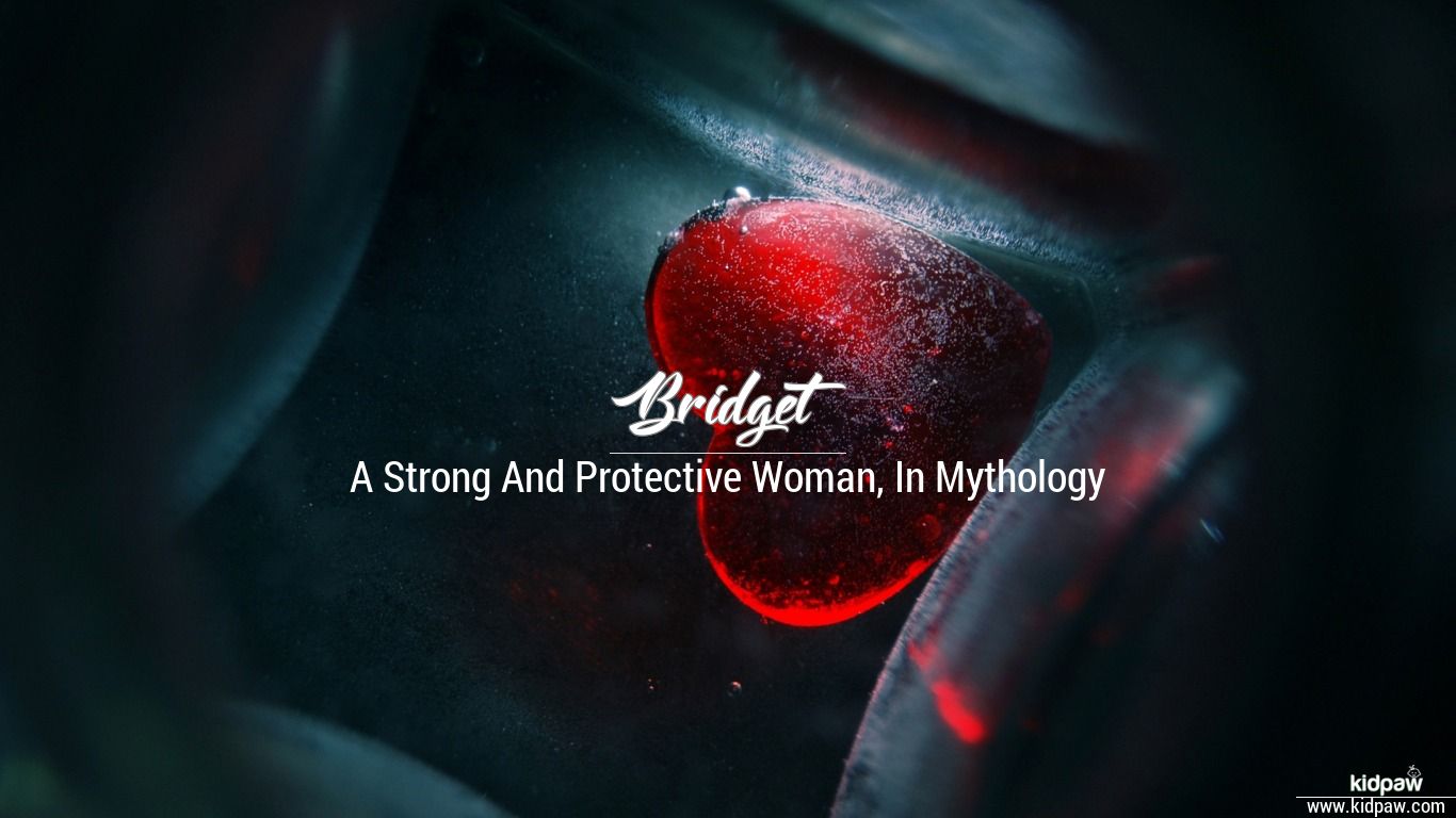 Bridget 3D Name Wallpaper for Mobile, Write Name on Photo Online