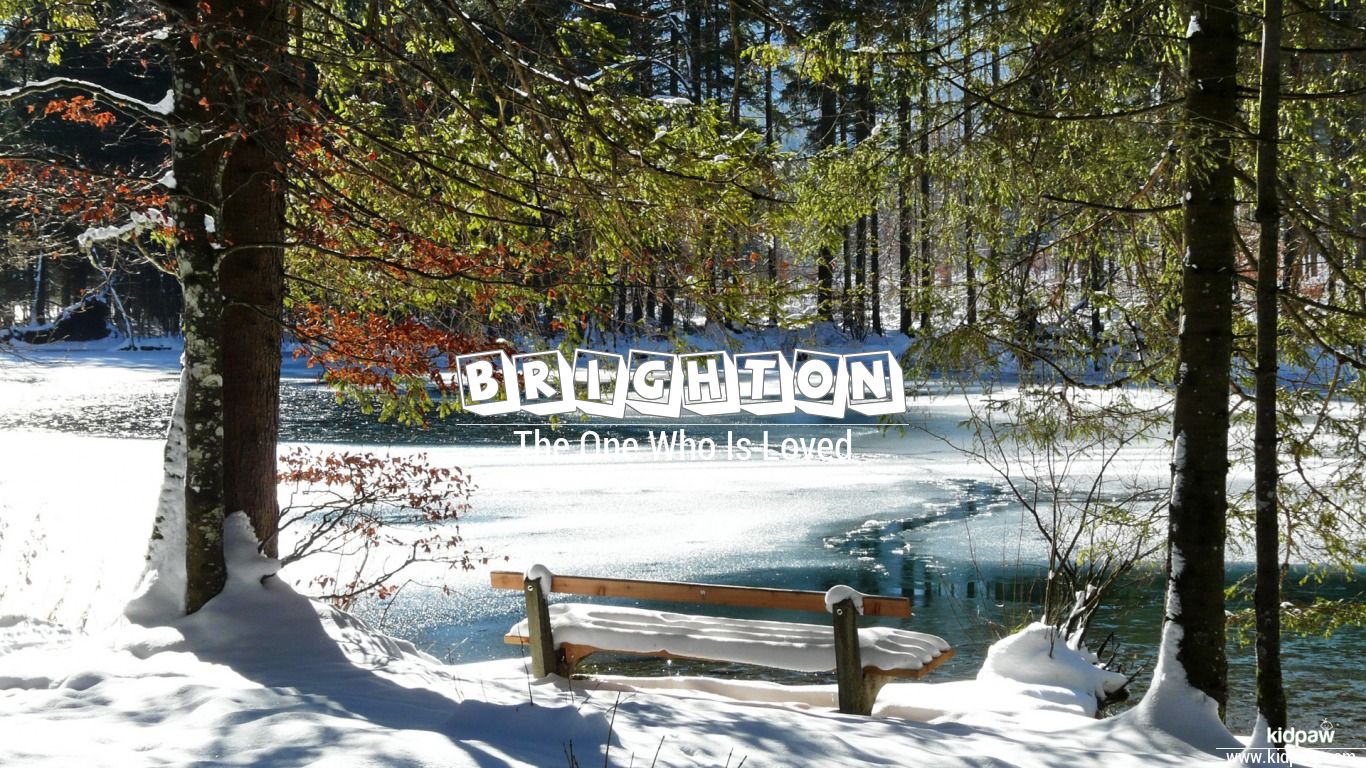 Brighton 3D Name Wallpaper for Mobile, Write Name on Photo Online