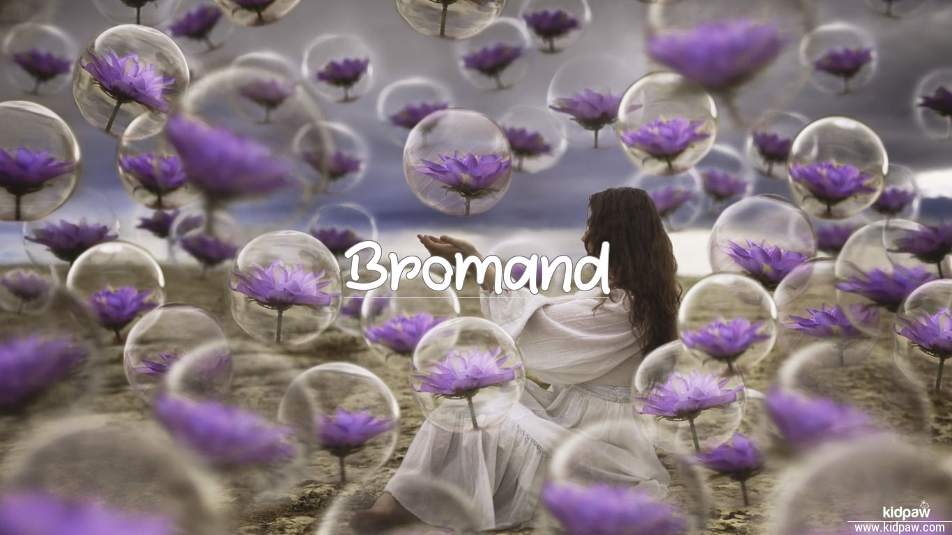 Bromand 3D Name Wallpaper for Mobile, Write Name on Photo Online