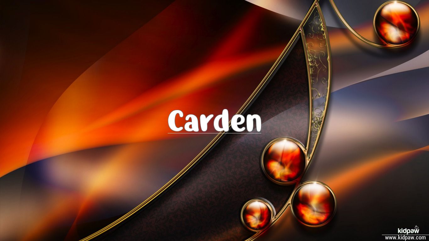 Carden 3D Name Wallpaper for Mobile, Write Name on Photo Online