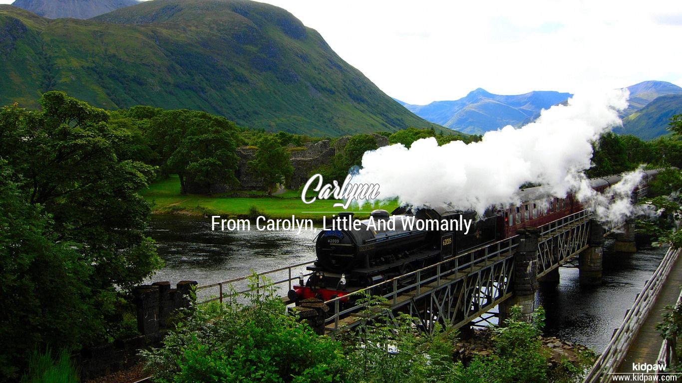 Carlynn 3D Name Wallpaper for Mobile, Write Name on Photo Online