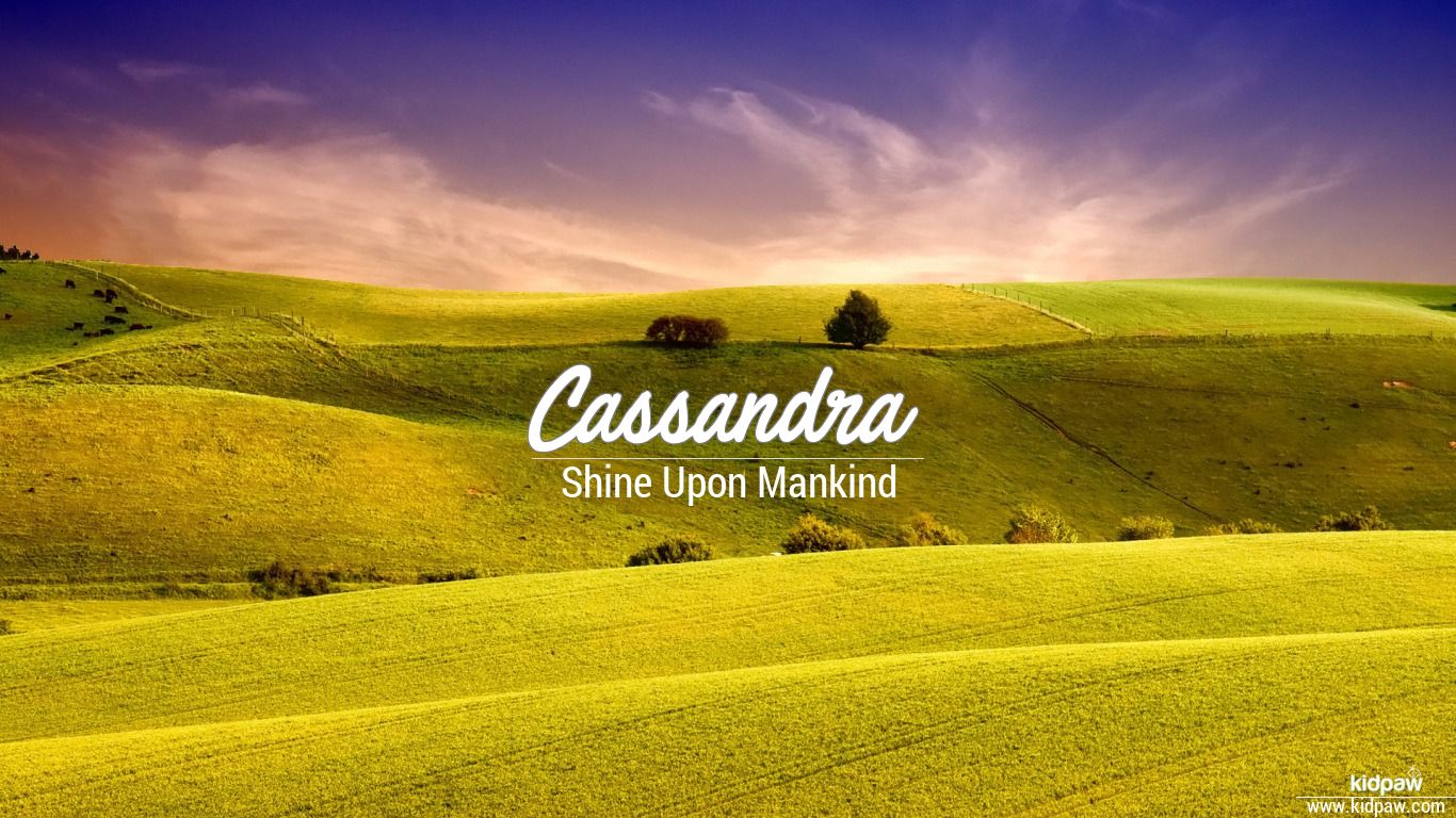 Cassandra 3D Name Wallpaper for Mobile, Write Name on Photo Online