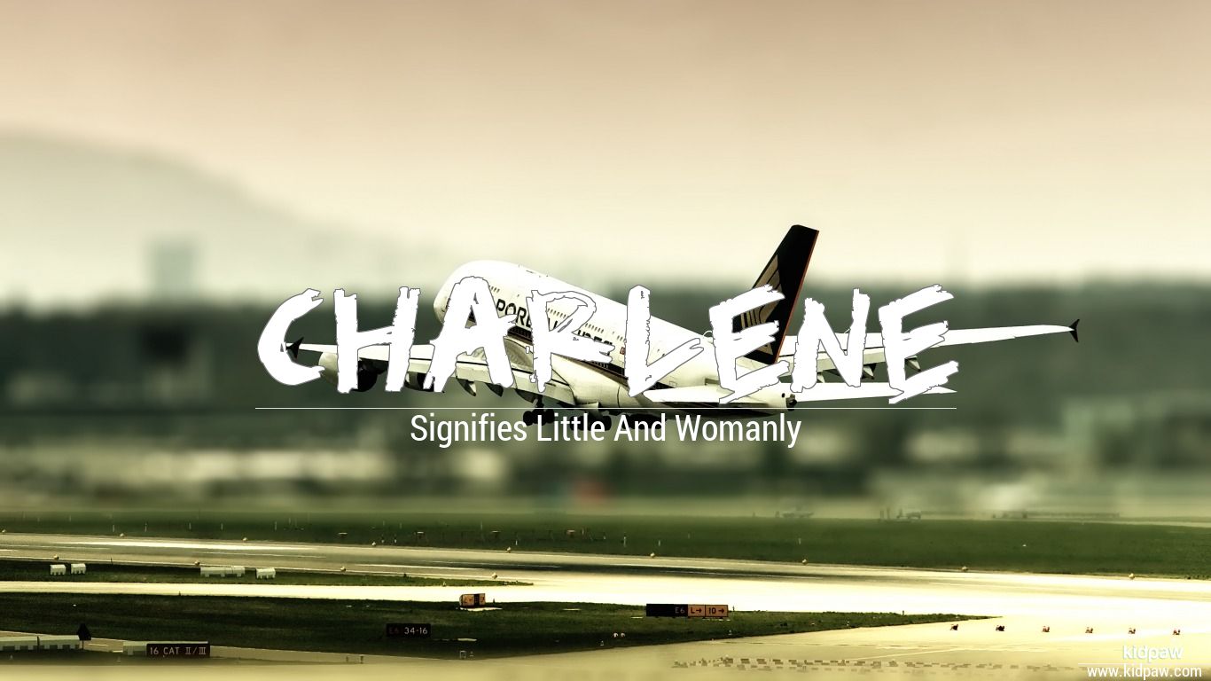 Charlene 3D Name Wallpaper for Mobile, Write Name on Photo Online