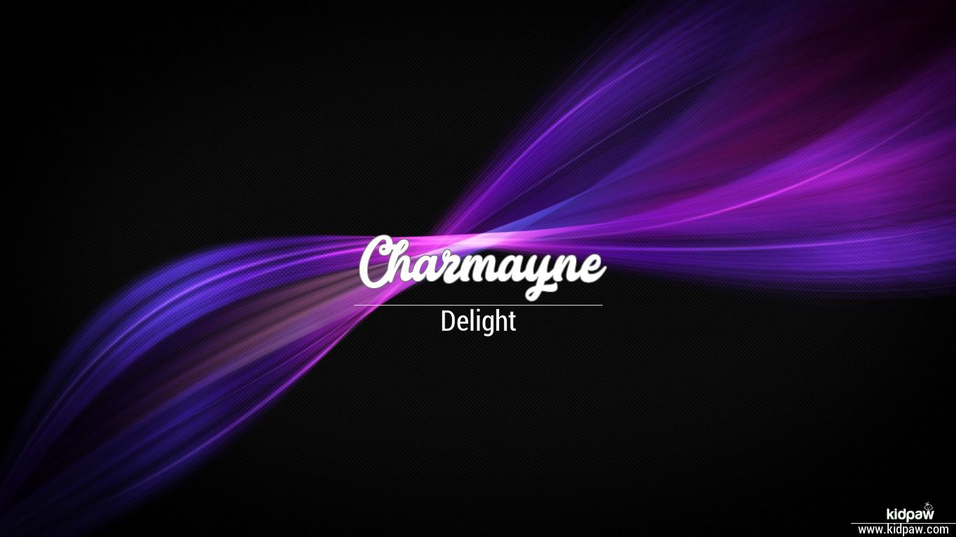Charmayne 3D Name Wallpaper for Mobile, Write Name on Photo Online