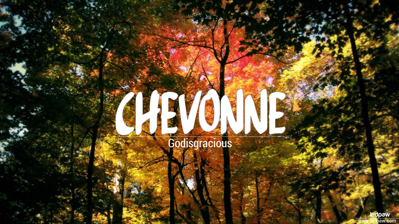 Chevonne 3D Name Wallpaper for Mobile, Write Name on Photo Online