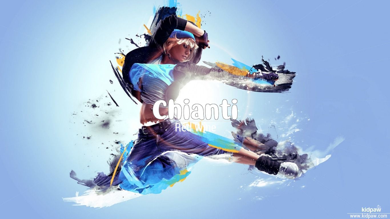 Chianti 3D Name Wallpaper for Mobile, Write Name on Photo Online