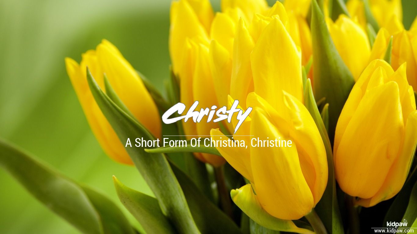Christy 3D Name Wallpaper for Mobile, Write Name on Photo Online