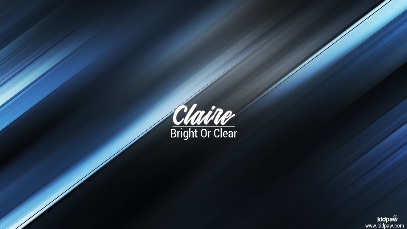 Claire 3D Name Wallpaper for Mobile, Write Name on Photo Online