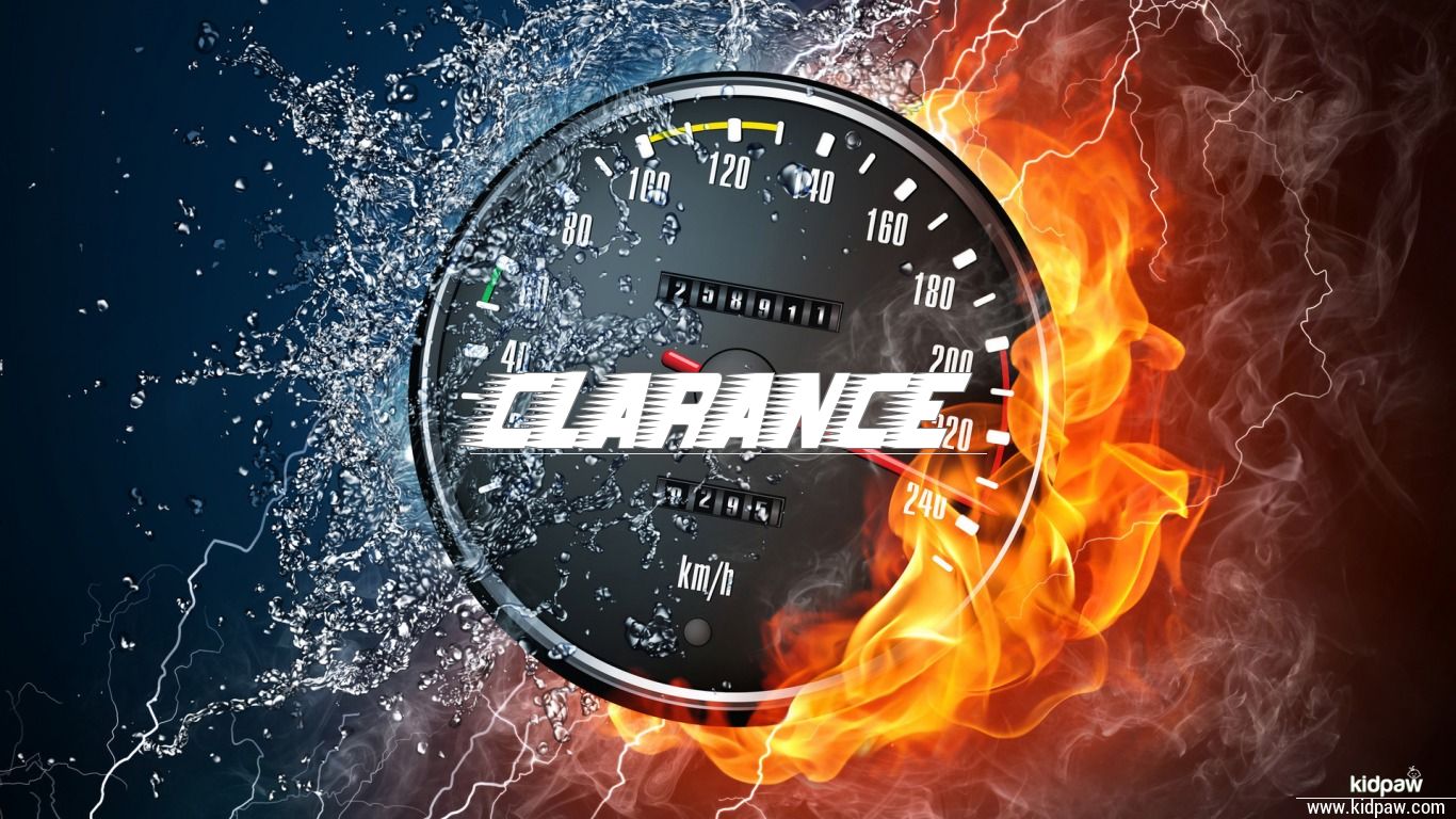 Clarance 3D Name Wallpaper for Mobile, Write Name on Photo Online