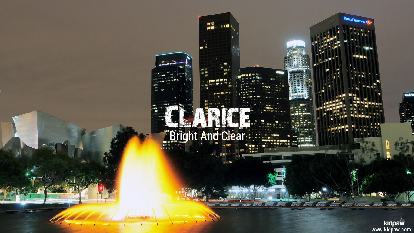 Clarice 3D Name Wallpaper for Mobile, Write Name on Photo Online