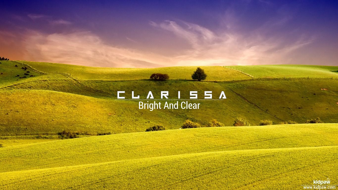 Clarissa 3D Name Wallpaper for Mobile, Write Name on Photo Online