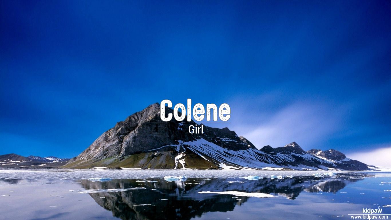 Colene 3D Name Wallpaper for Mobile, Write Name on Photo Online