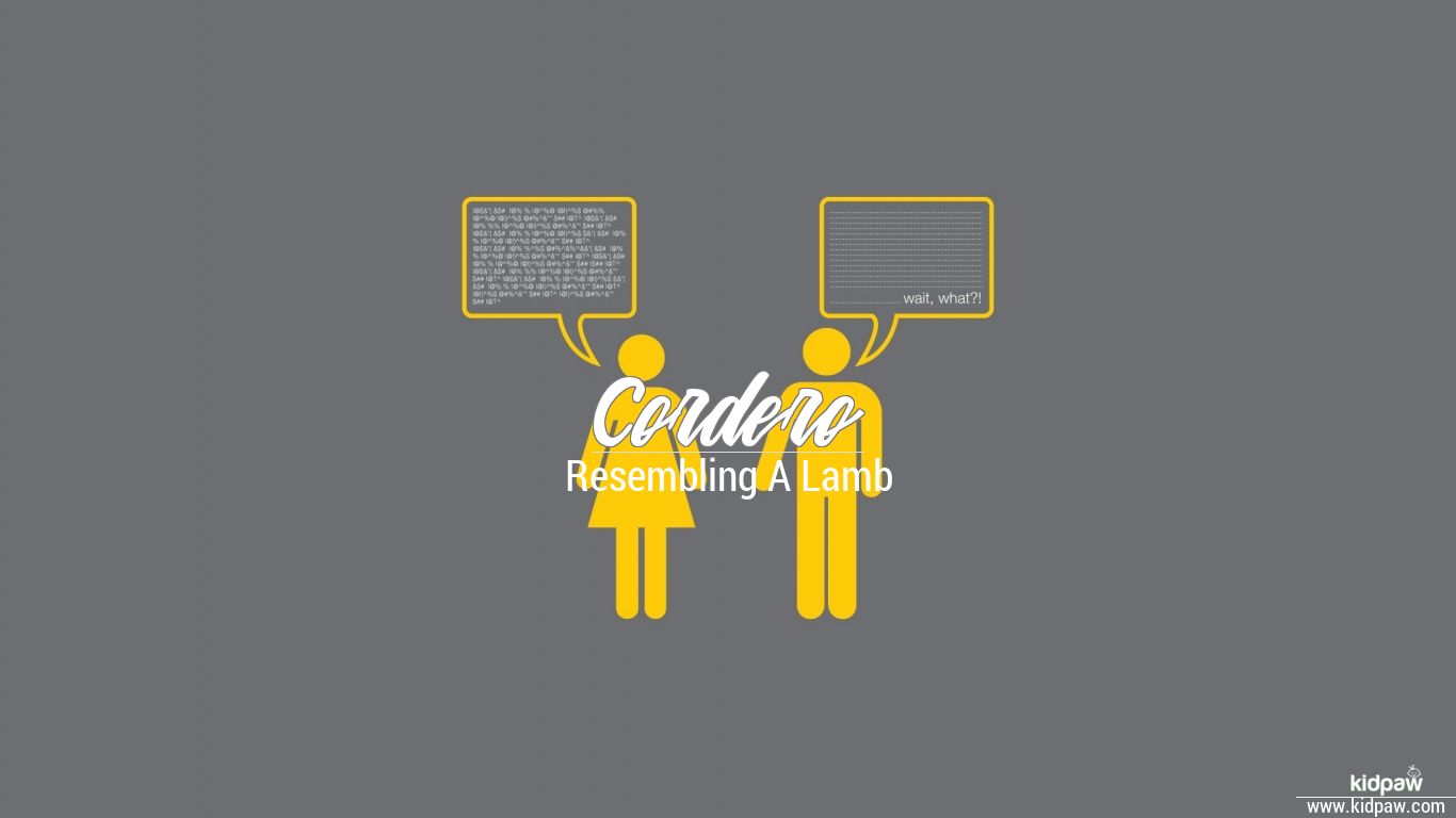 Cordero 3D Name Wallpaper for Mobile, Write Name on Photo Online