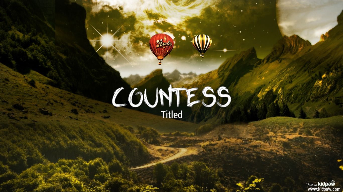 Countess 3D Name Wallpaper for Mobile, Write Name on Photo Online