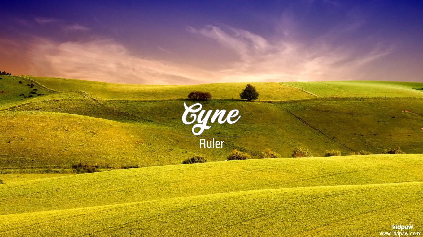 Cyne 3D Name Wallpaper for Mobile, Write Name on Photo Online