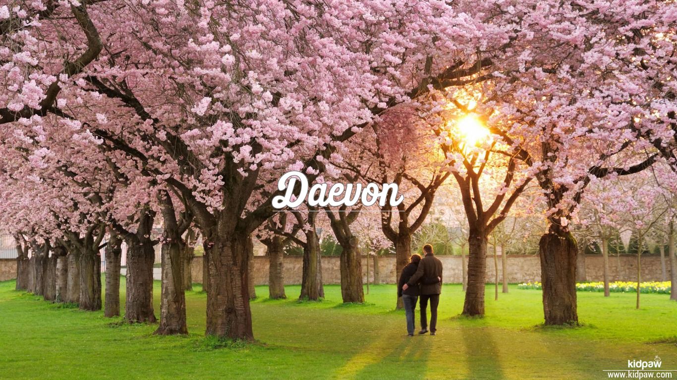 Daevon 3D Name Wallpaper for Mobile, Write Name on Photo Online