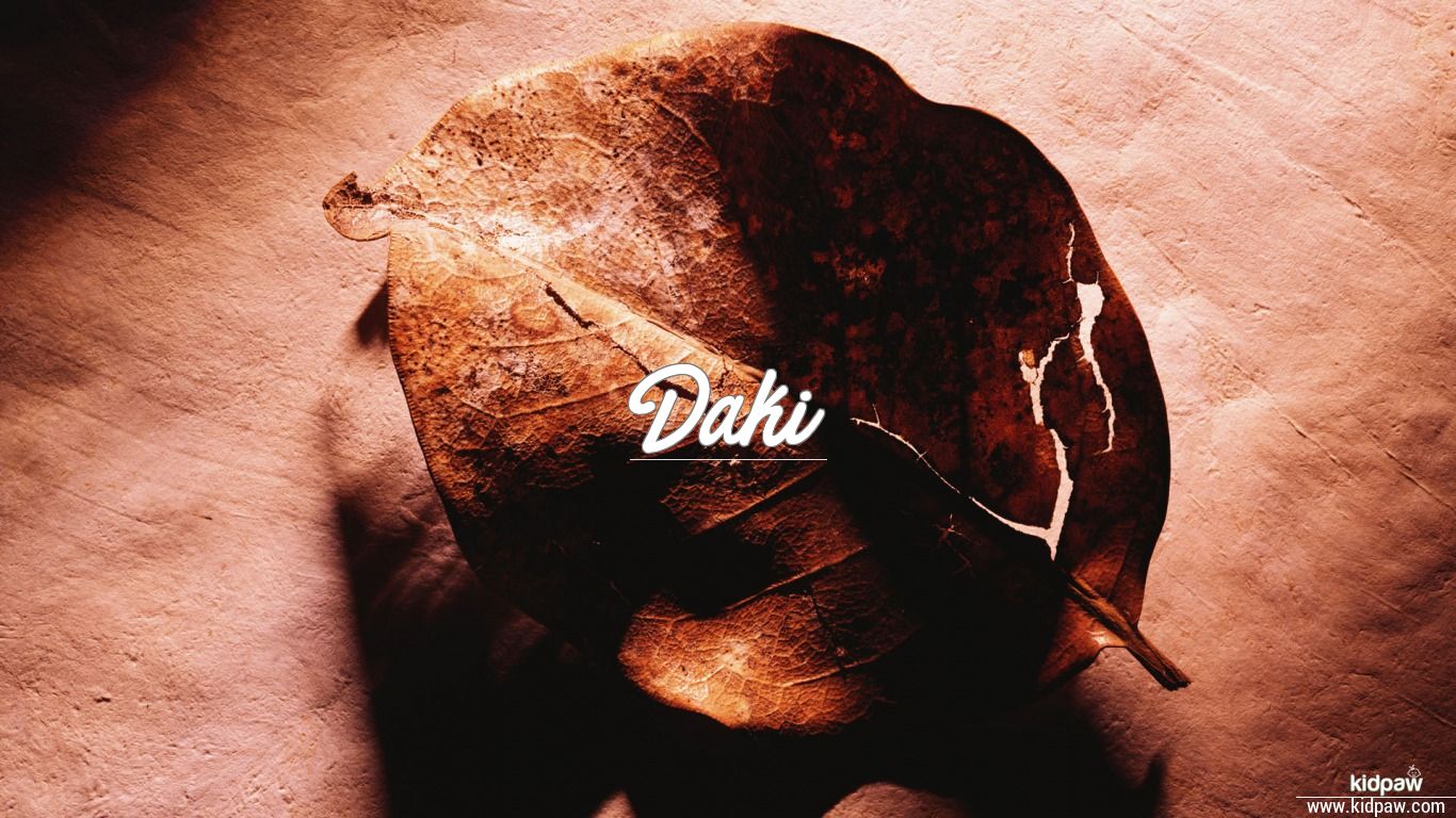 Daki 3D Name Wallpaper for Mobile, Write Name on Photo Online