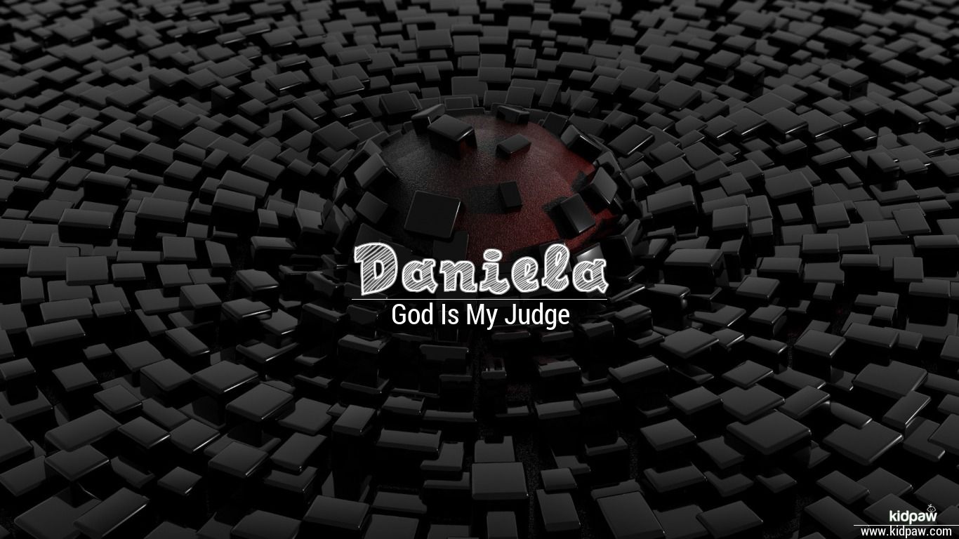 Daniela 3D Name Wallpaper for Mobile, Write Name on Photo Online