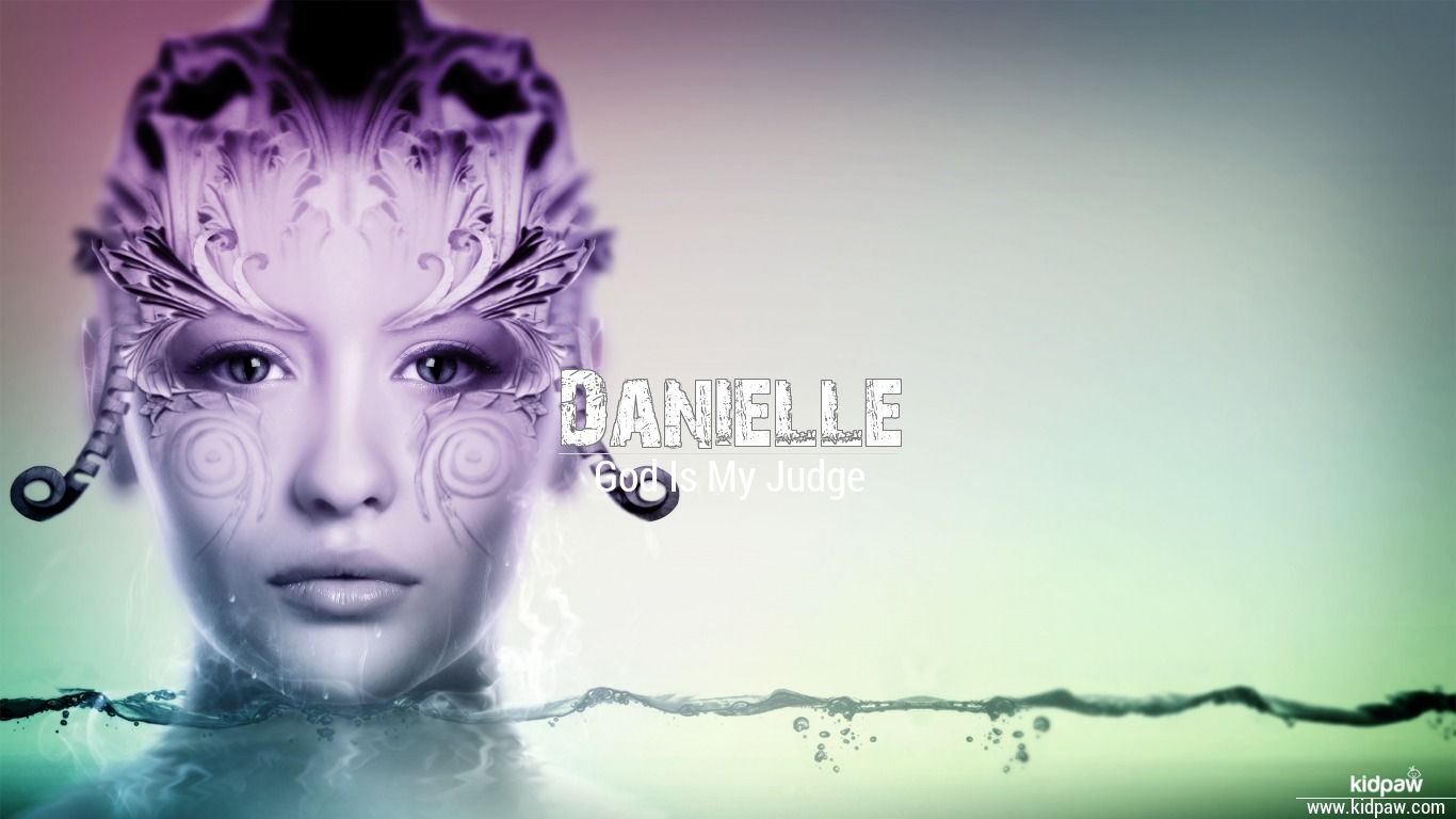 Danielle 3D Name Wallpaper for Mobile, Write Name on Photo Online