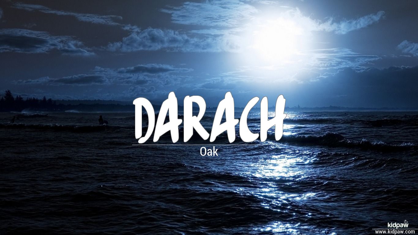 Darach 3D Name Wallpaper for Mobile, Write Name on Photo Online