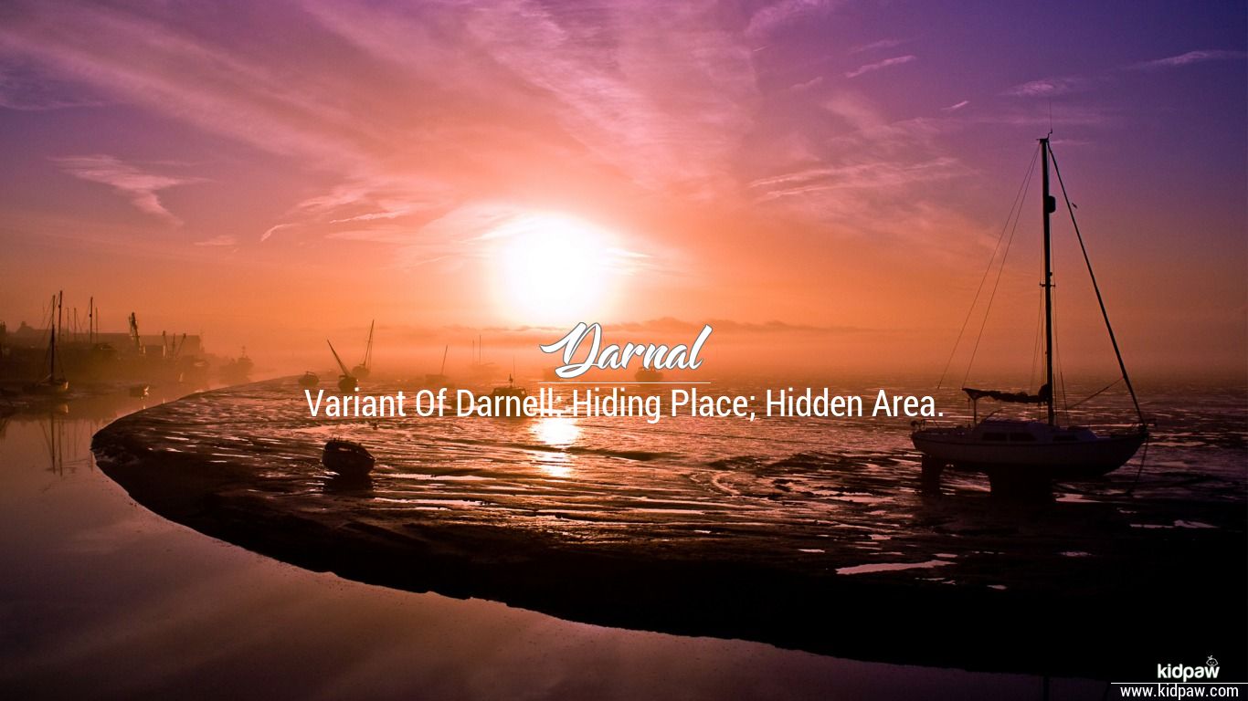 Darnal 3D Name Wallpaper for Mobile, Write Name on Photo Online