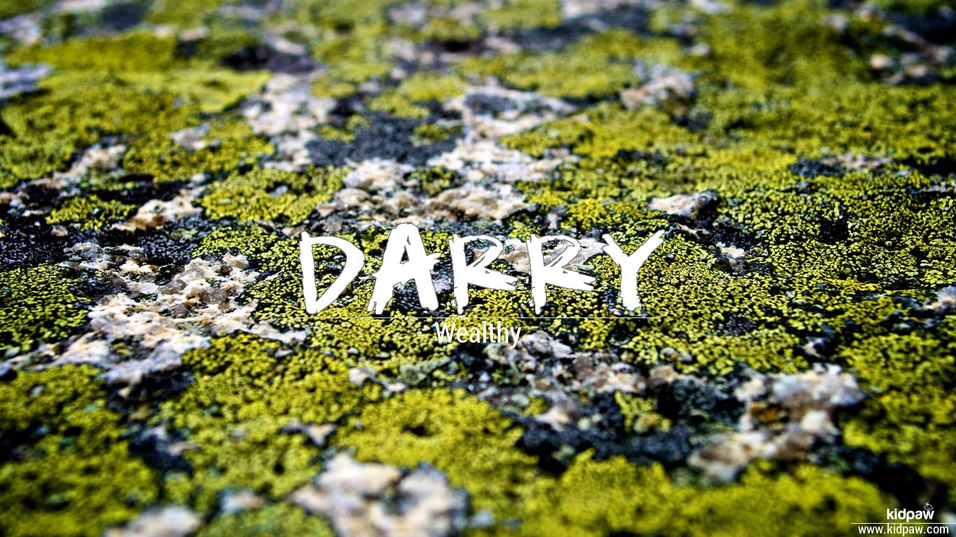 Darry 3D Name Wallpaper for Mobile, Write Name on Photo Online