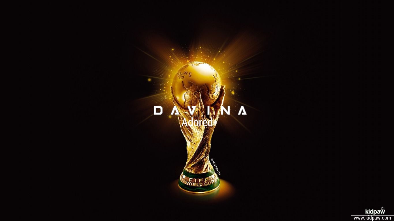 Davina 3D Name Wallpaper for Mobile, Write Name on Photo Online