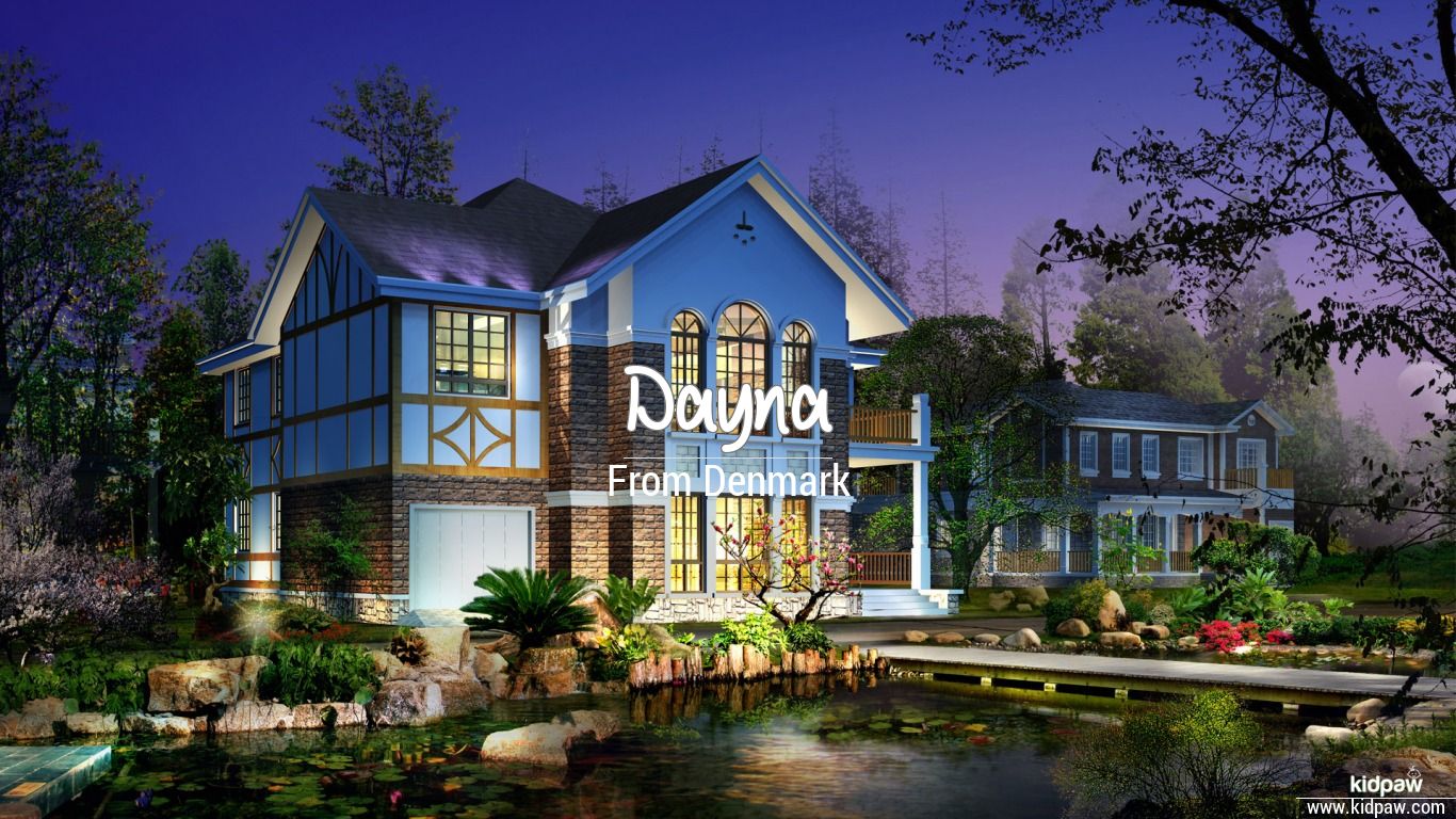 Dayna 3D Name Wallpaper for Mobile, Write Name on Photo Online