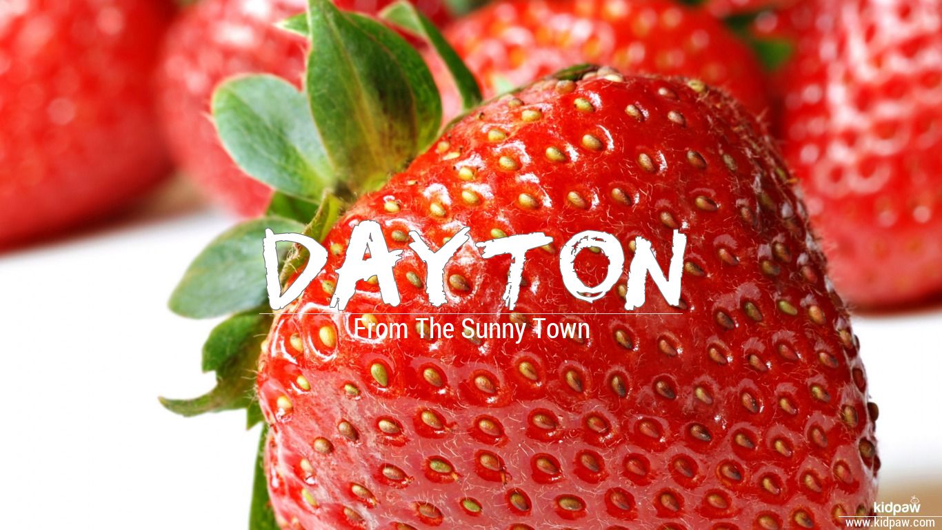 Dayton 3D Name Wallpaper for Mobile, Write Name on Photo Online