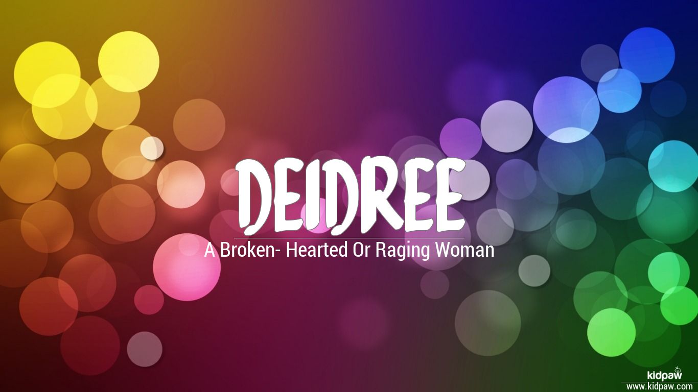 Deidree 3D Name Wallpaper for Mobile, Write Name on Photo Online