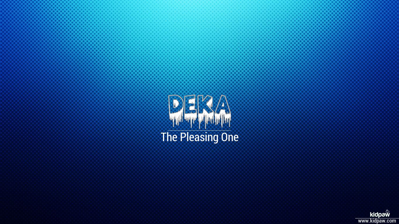 Deka 3D Name Wallpaper for Mobile, Write Name on Photo Online