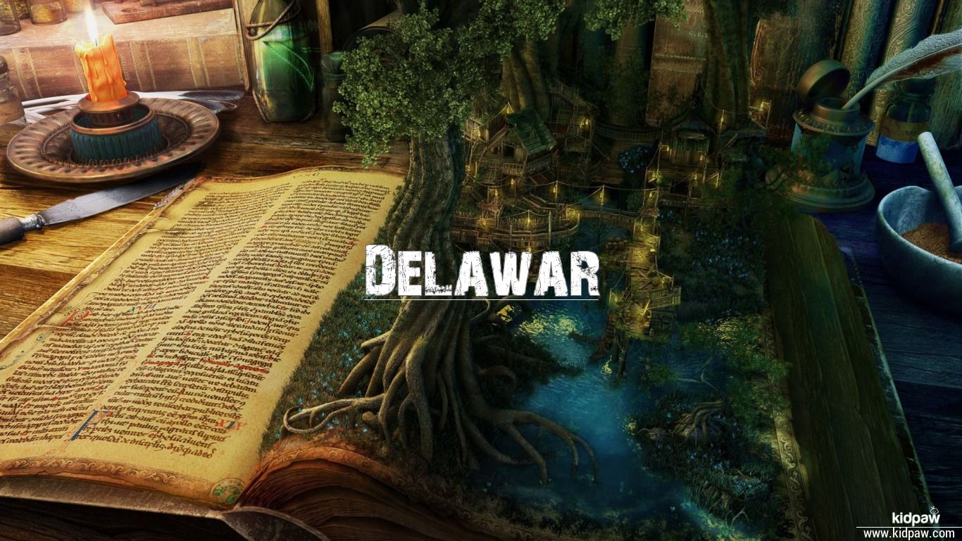 Delawar 3D Name Wallpaper for Mobile, Write Name on Photo Online