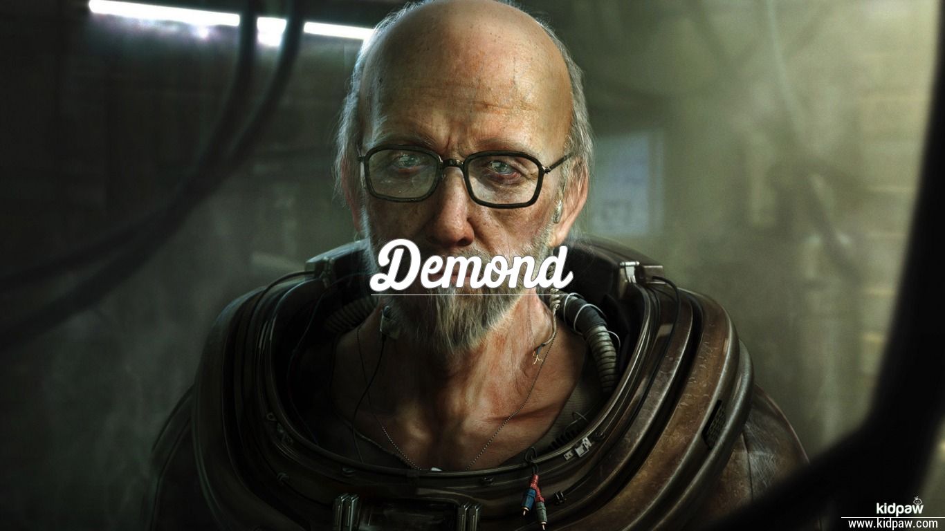 Demond 3D Name Wallpaper for Mobile, Write Name on Photo Online