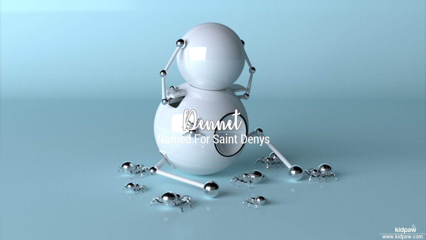 Dennet 3D Name Wallpaper for Mobile, Write Name on Photo Online