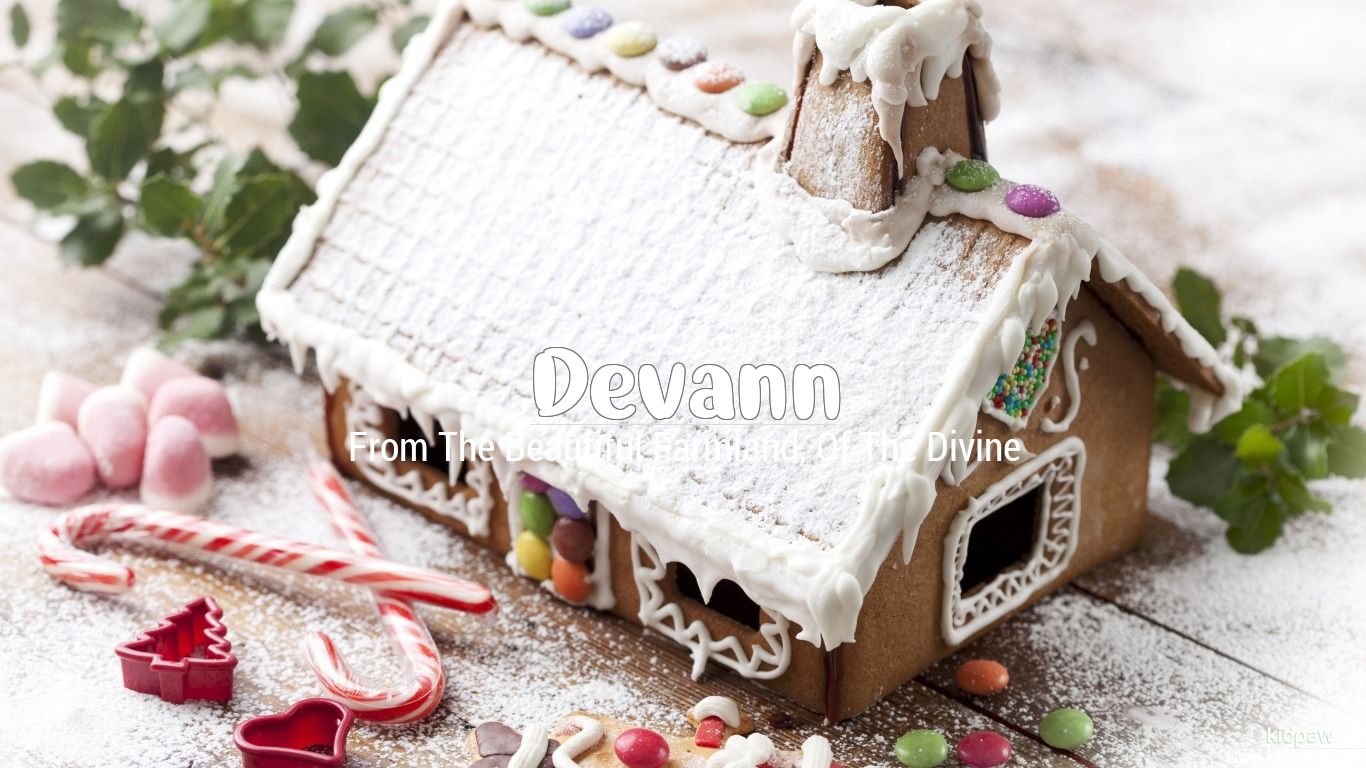 Devann 3D Name Wallpaper for Mobile, Write Name on Photo Online