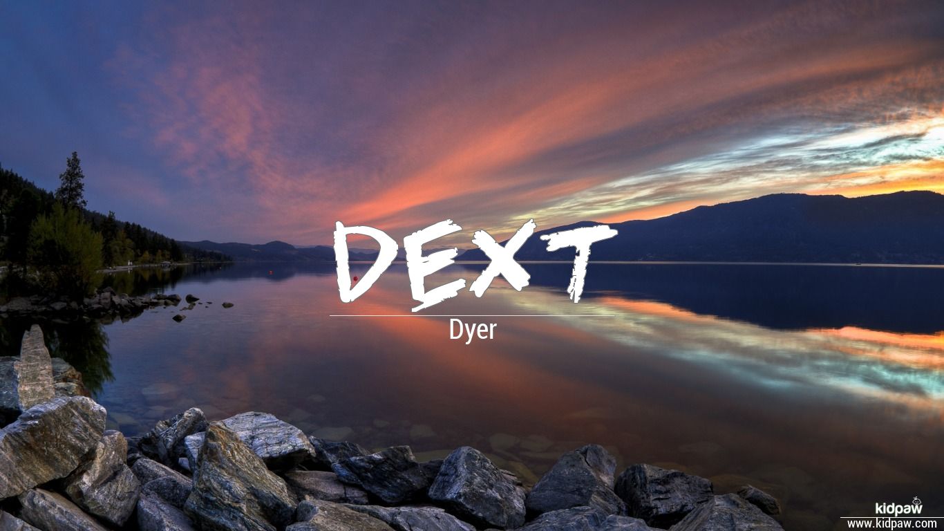 Dext 3D Name Wallpaper for Mobile, Write Name on Photo Online