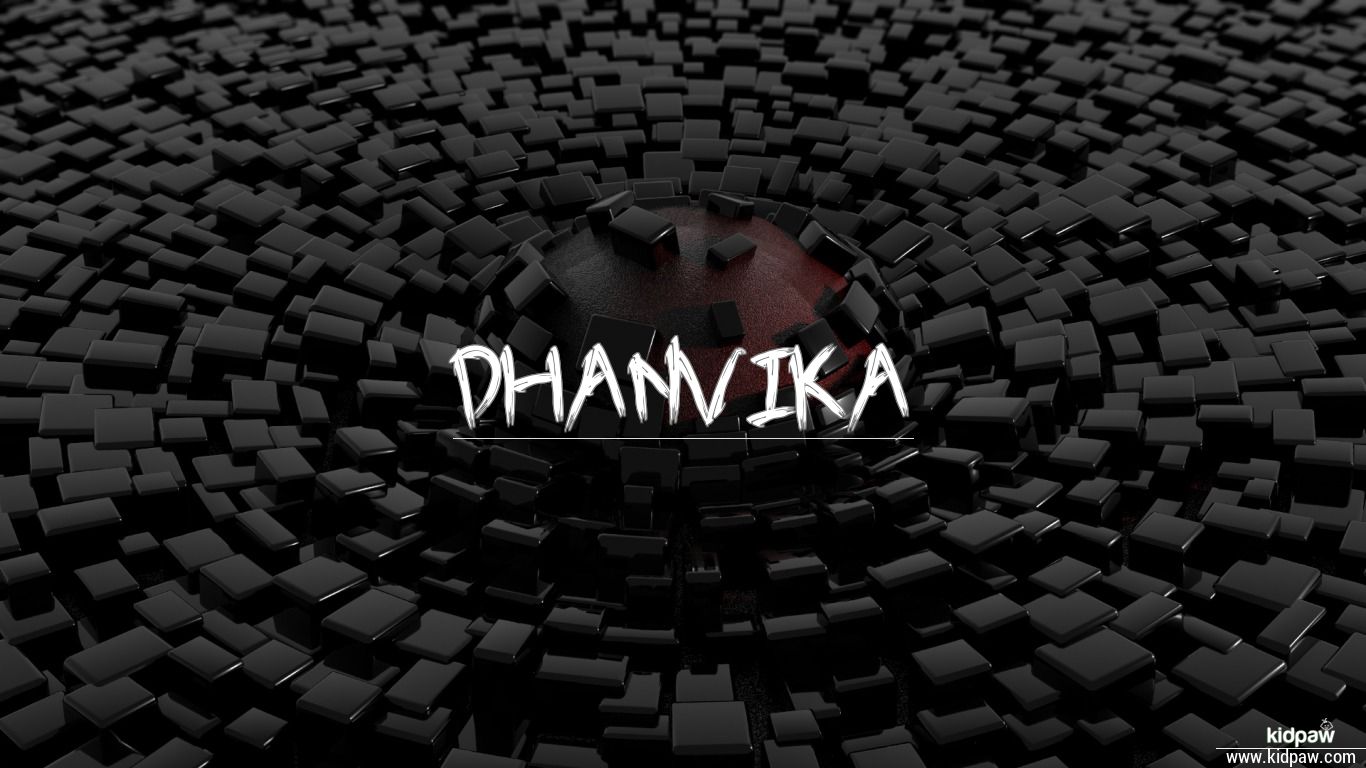 Dhanvika 3D Name Wallpaper for Mobile, Write धनविका Name on Photo Online